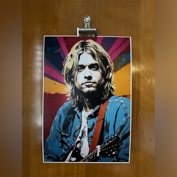 shopstumblergirl | Art | Kurt Print 3 X 19 Print On High Quality Photo ...